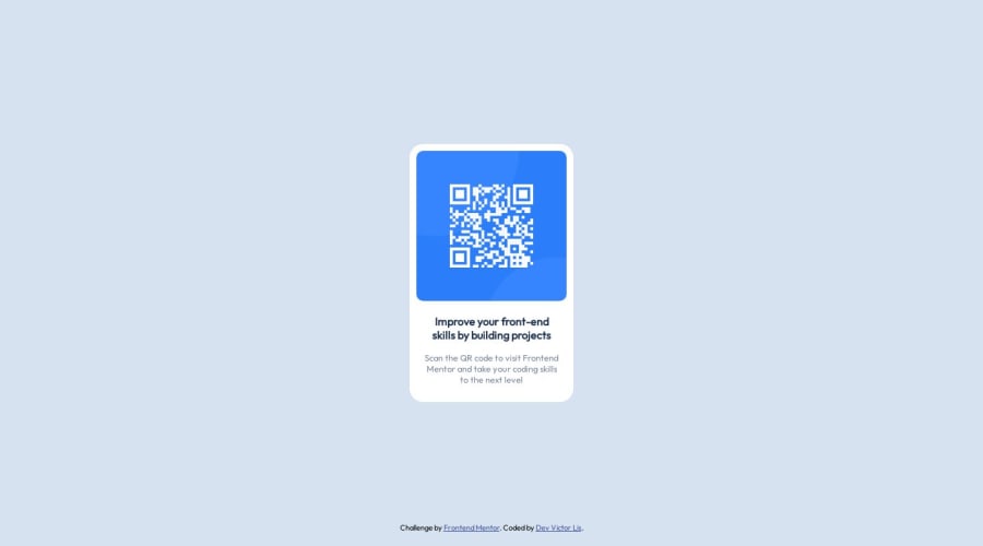 Frontend Mentor Responsive Qr Code Component Using Only Basic Css Coding Challenge Solution