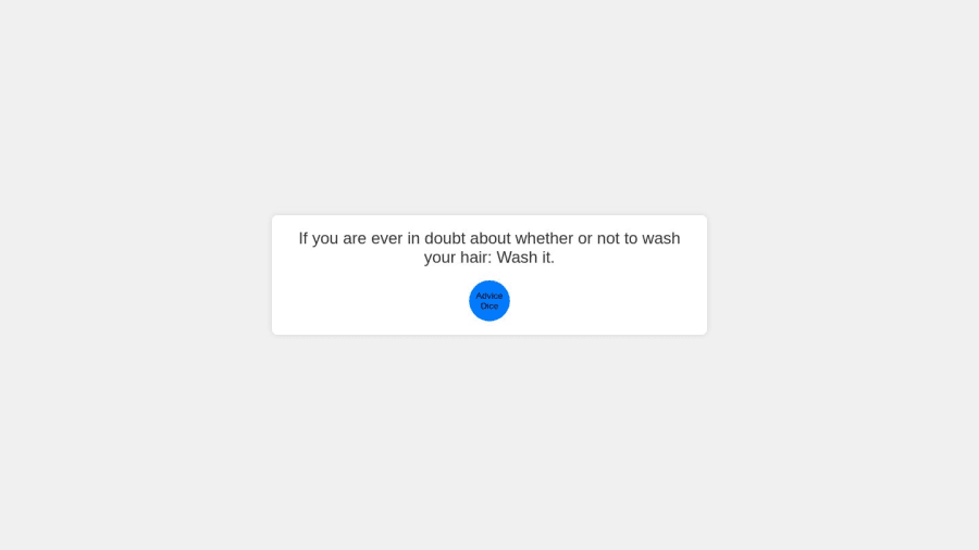 Frontend Mentor Advice Generator Using Html Css And Javascript Coding Challenge Solution