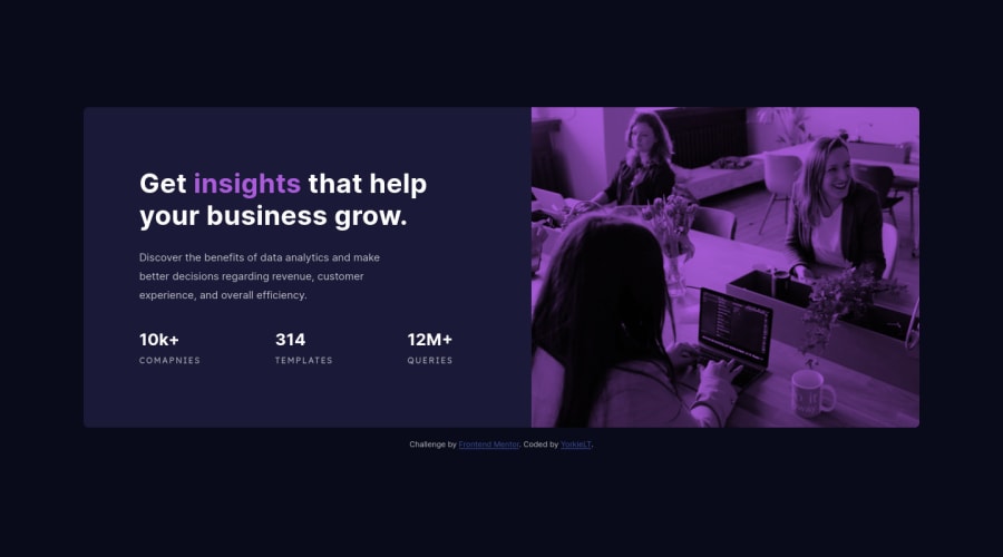 Frontend Mentor Responsive Stats Preview Card Component Using Css
