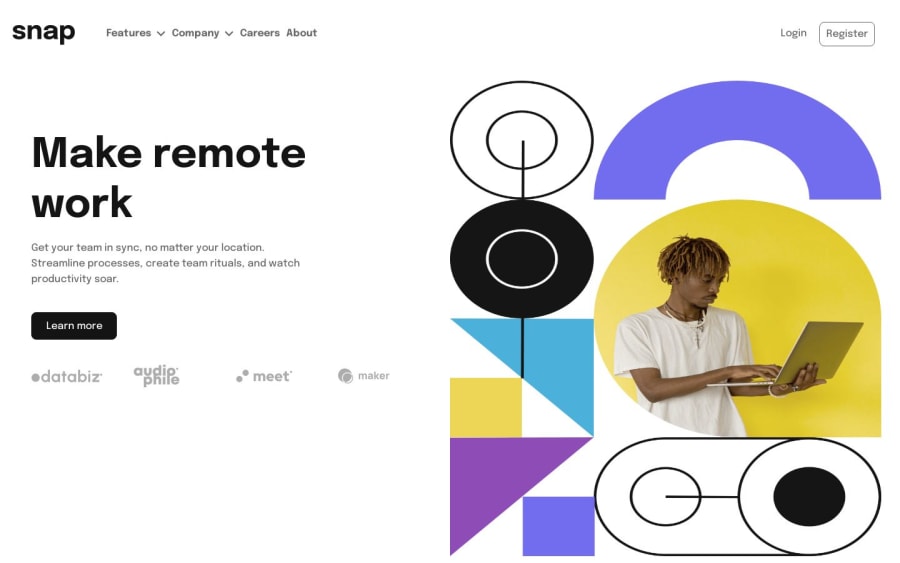 Frontend Mentor Intro Section With Reactjs Vite Coding Challenge