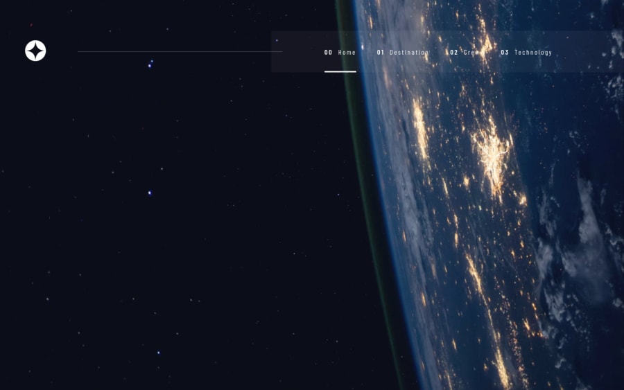 Frontend Mentor Space Tourism Website With React Js Styled