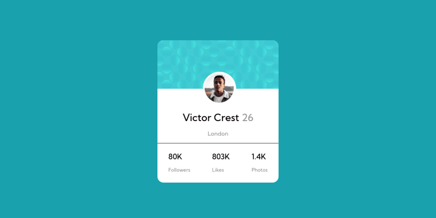 Frontend Mentor Profile Card Html Css Coding Challenge Solution