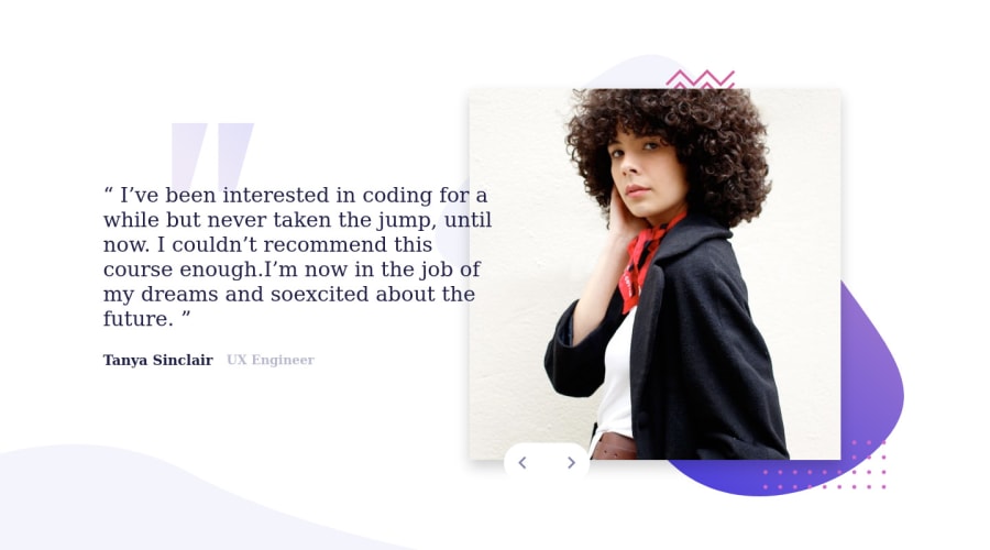 Frontend Mentor Using React Coding Challenge Solution
