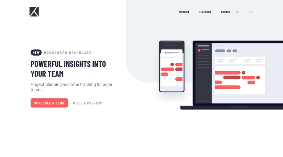Frontend Mentor Project Tracking Intro Component Html Css And Vanilla Js Coding Challenge