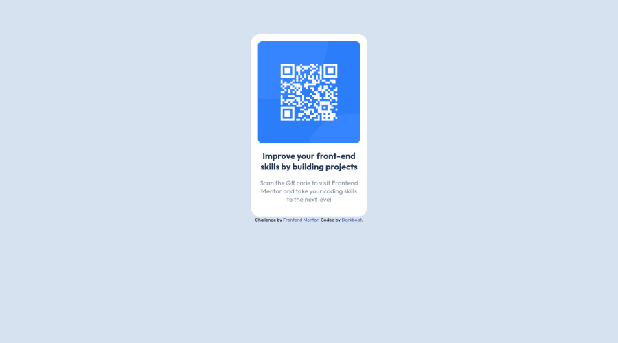 Frontend Mentor Frontend Mentor Qr Code Component In Html And Css 1571