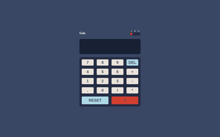 Frontend Mentor Responsive Calculator App Coding Challenge Solution