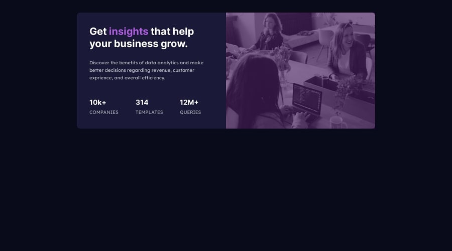 Frontend Mentor Stats Preview Card Using Html And Css Coding Challenge