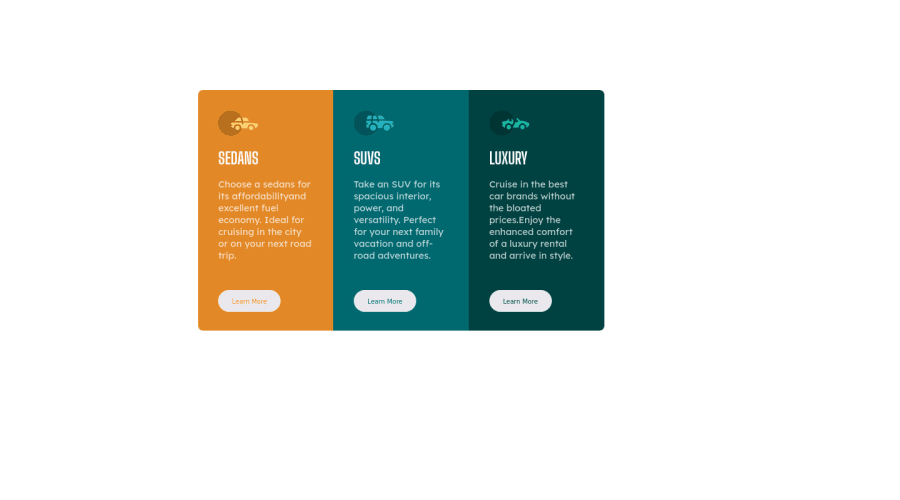 Frontend Mentor 3 Column Preview Card Built Using Html Css Coding Challenge Solution