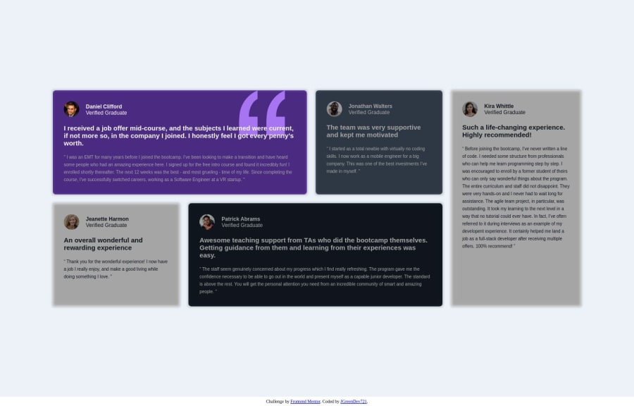 Frontend Mentor Responsive Solution Using Css Grid Coding Challenge Solution