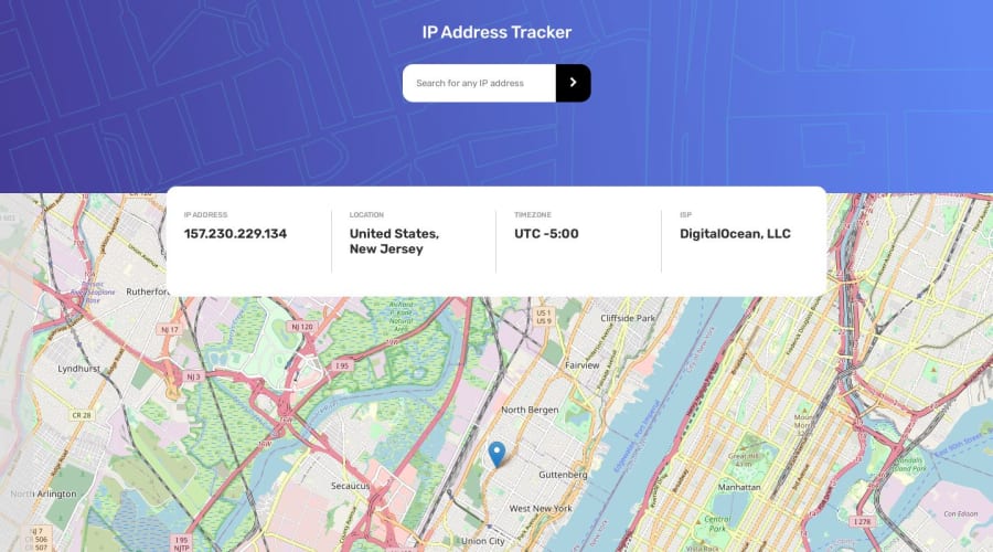Frontend Mentor React Leaflet Ip Geolocation Coding Challenge Solution
