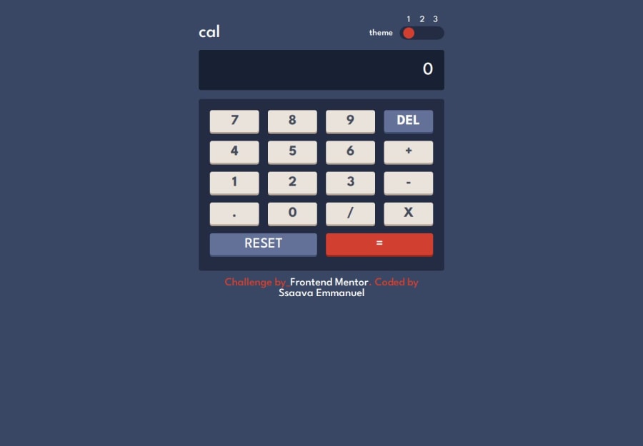 Frontend Mentor Simple Calculator App Built With React Js Coding