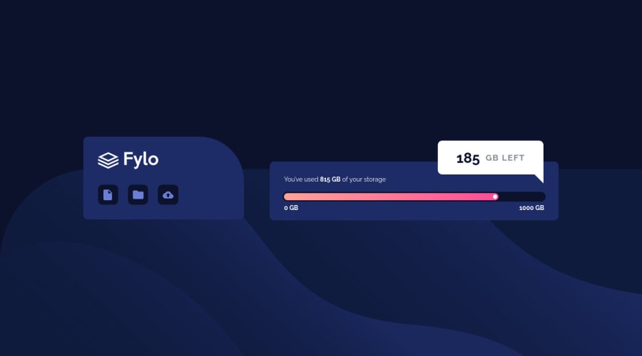 Frontend Mentor Fylo Data Storage Component Master Coding Challenge
