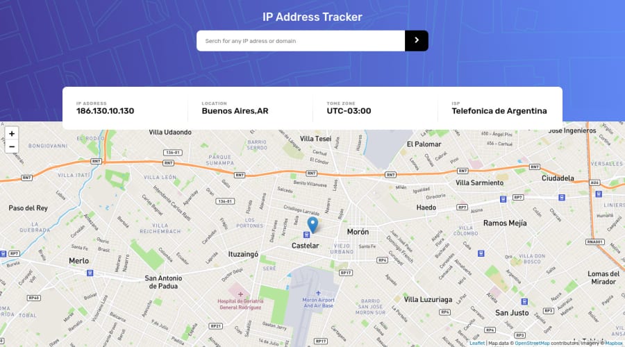 Frontend Mentor Ip Adress Tracker Coding Challenge Solution