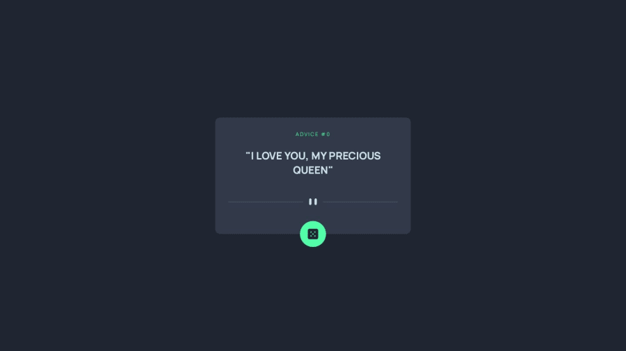 Frontend Mentor Advice Generator App Using React Coding Challenge