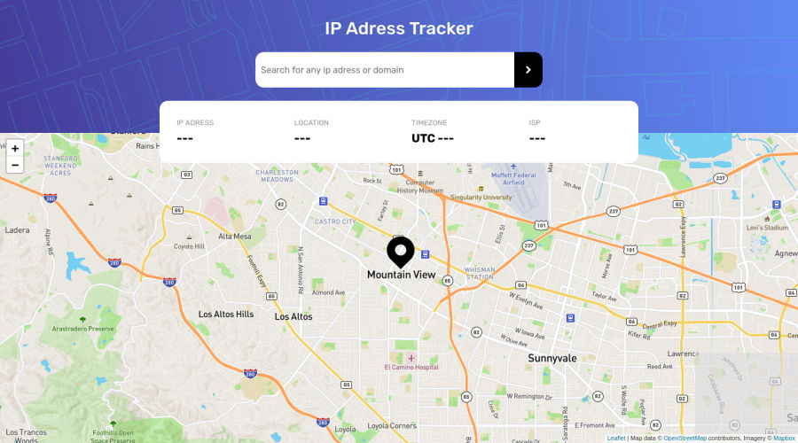 Frontend Mentor Ip Tracker Vanilla Css And Javascript Coding Challenge Solution
