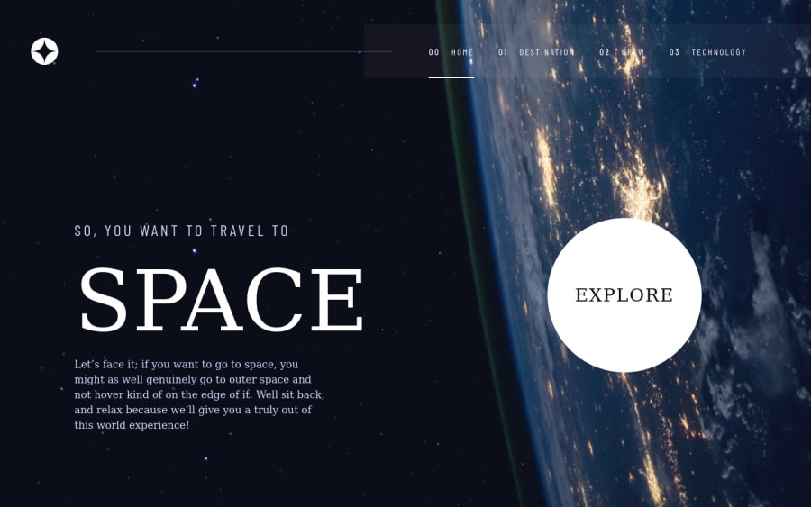 Frontend Mentor Responsive Space Tourism Page Using React Js Html Css Sass Coding