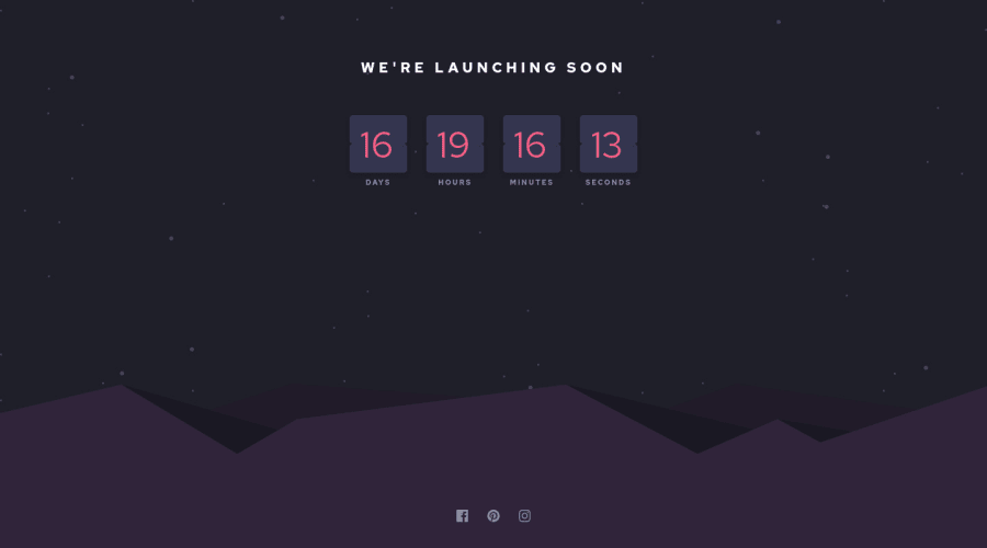 Frontend Mentor Launch Countdown Timer Using Vue3 Vite And Tailwind Coding Challenge Solution