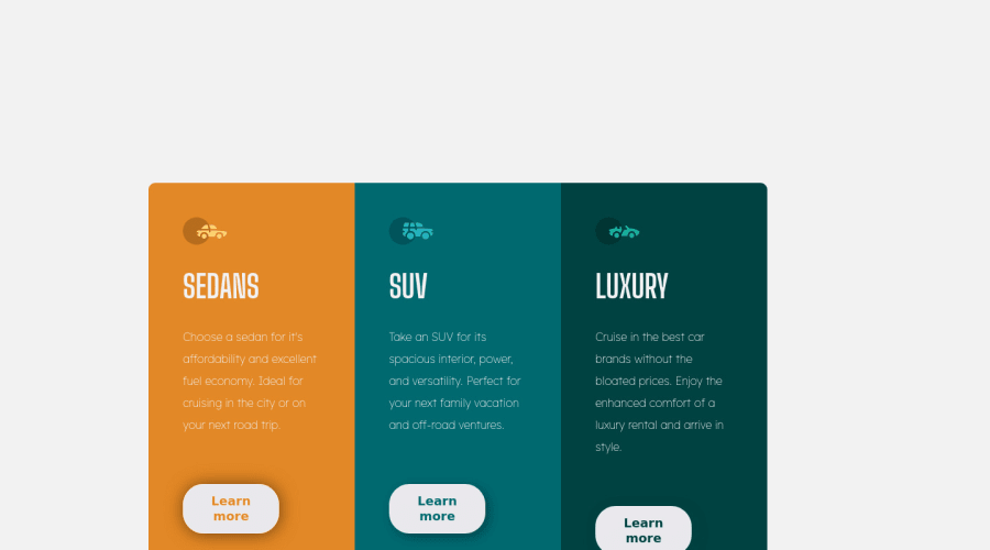 Frontend Mentor 3 Column Preview Card Component Coding Challenge Solution