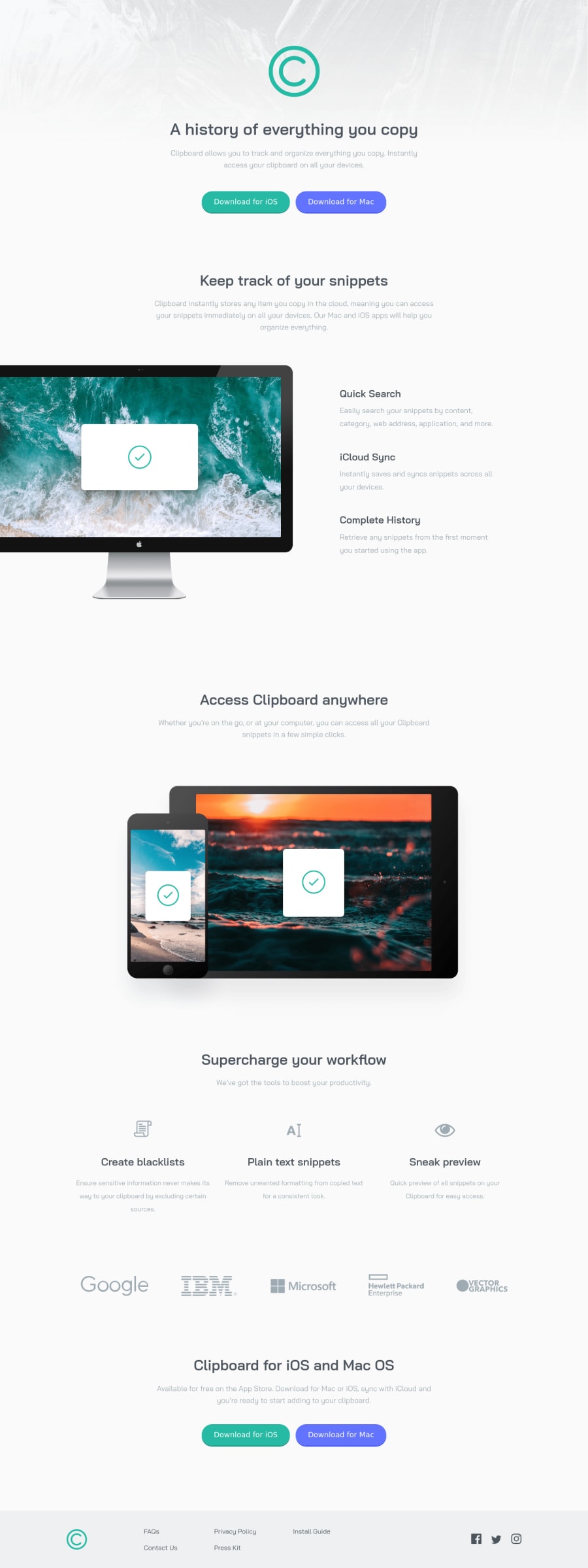 Frontend Mentor Clipboard Landing Page Master Coding Challenge Solution