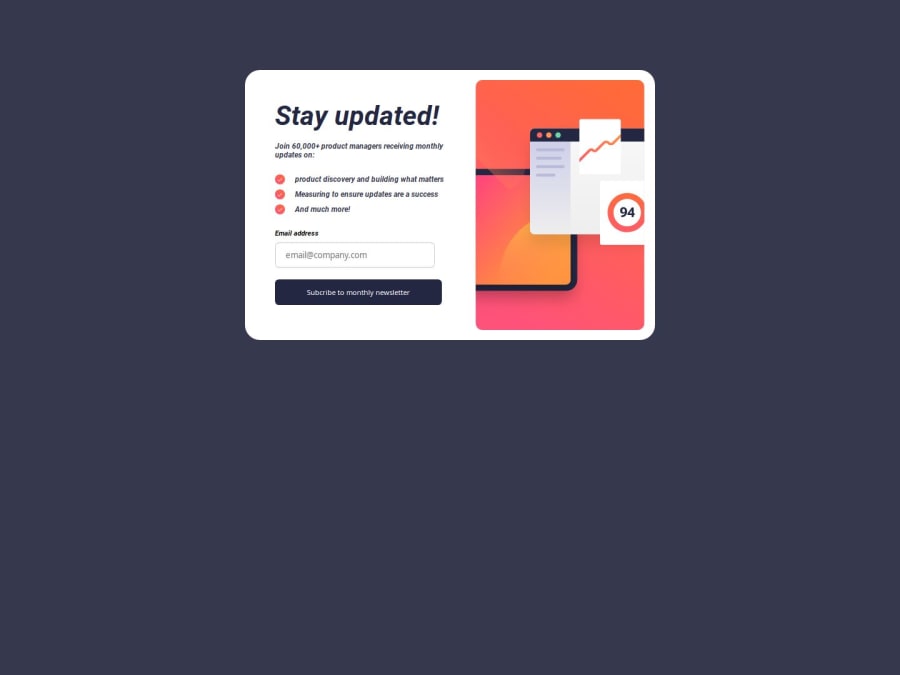 Frontend Mentor Html 5 Css And Javascript Coding Challenge Solution