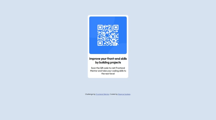 Frontend Mentor Qr Component Using Flexbox Coding Challenge Solution 1309