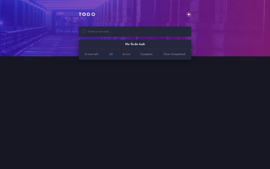 Frontend Mentor Todo App Using React Js And Styled Components Coding