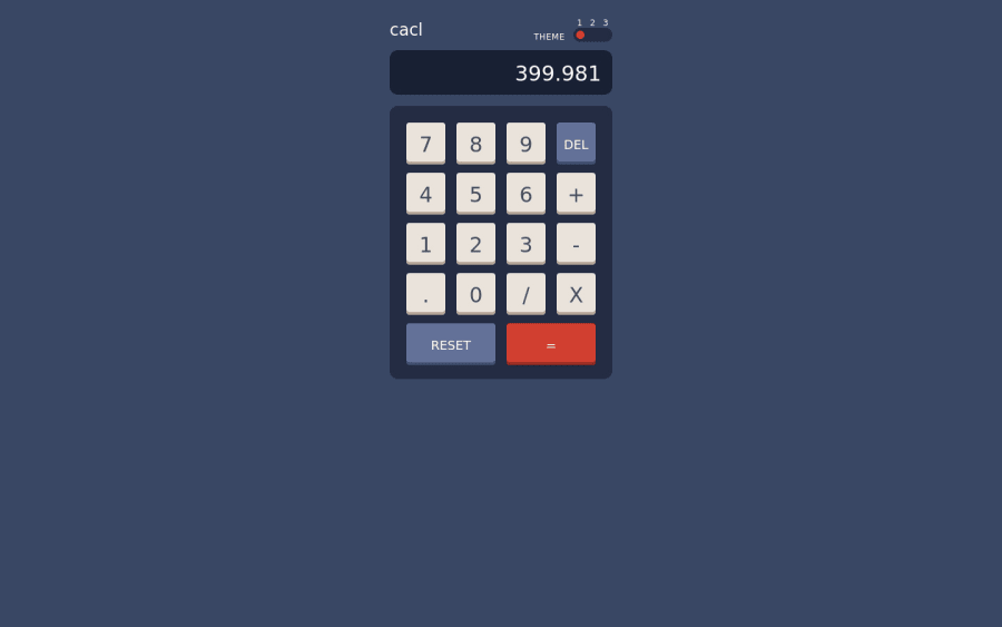 Frontend Mentor Calculator App With Tailwindcss Coding Challenge Solution