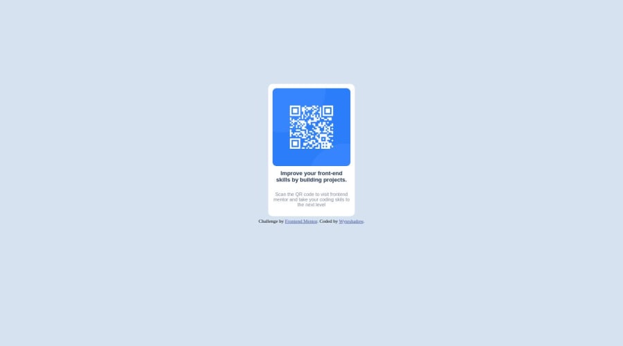 Frontend Mentor Qr Code Component Coding Challenge Solution