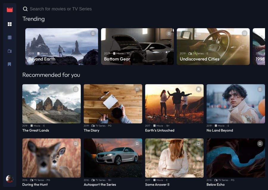 Frontend Mentor Entertainment Web App Using React Framework Coding