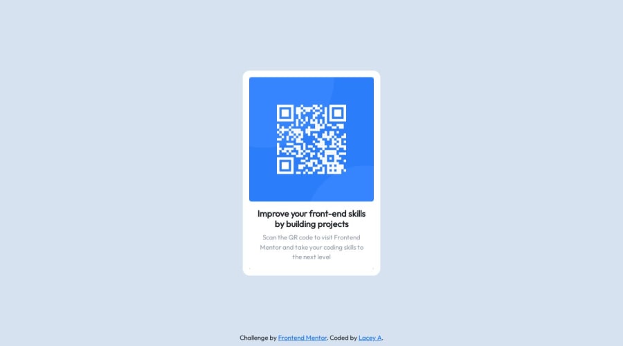 Frontend Mentor Qr Code Solution Using Html Css And Bootstrap Coding Challenge Solution