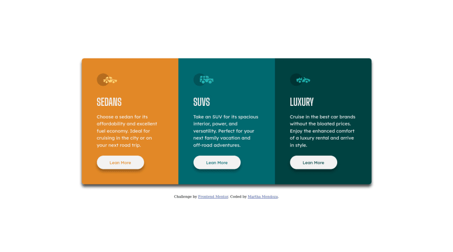 Frontend Mentor 3 Column Preview Card Component Using Html Css Using Flebox Coding Challenge