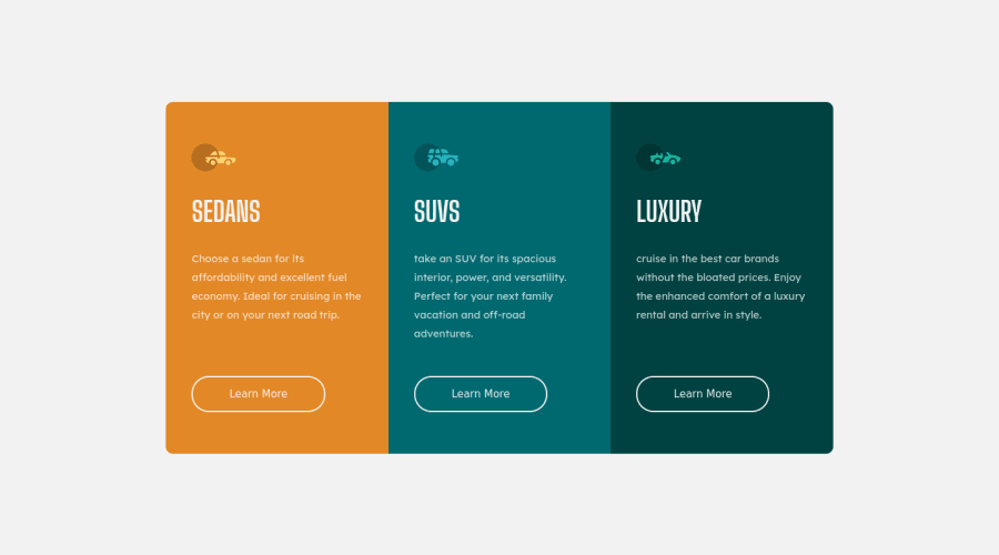 Frontend Mentor Simple 3 Column Preview Card Using Html And Css Coding Challenge Solution