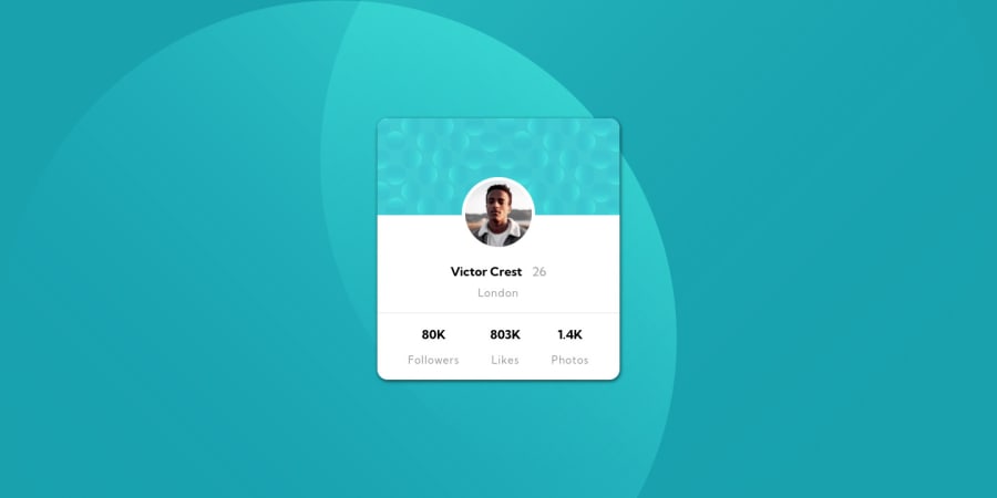 Frontend Mentor Profile Card Component Html Css Newbie Coding Challenge Solution