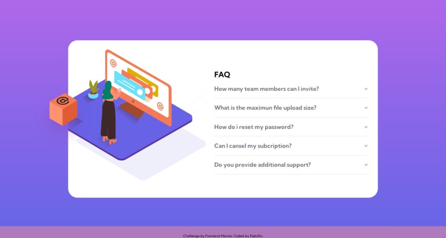 Frontend Mentor Accordion Html Css Js Coding Challenge Solution