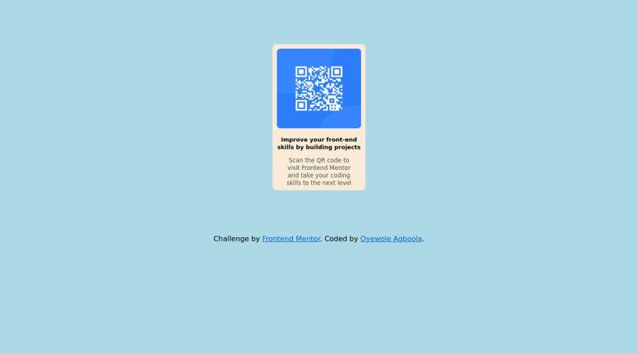 Frontend Mentor My First Challenge Qr Code Component Challenge Using Html And Css Coding