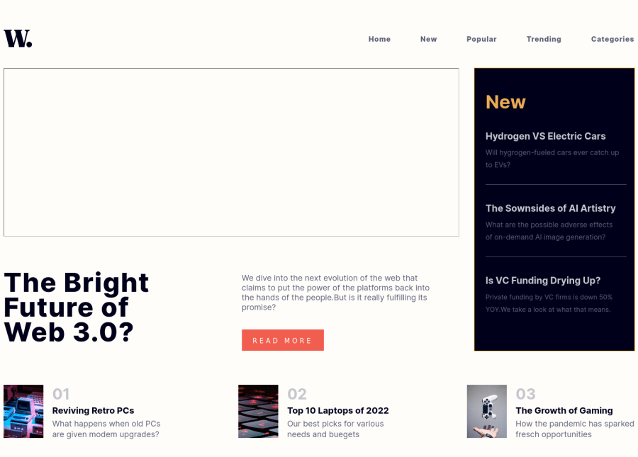 Frontend Mentor Html Css Flexbox Grid Js Coding Challenge Solution