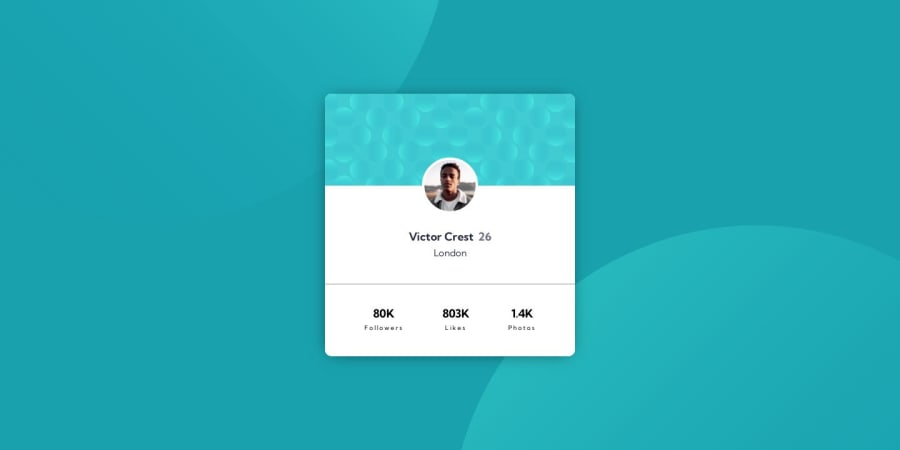 Frontend Mentor Responsive Profile Card Component Main With Css And Html Coding Challenge Solution 8453