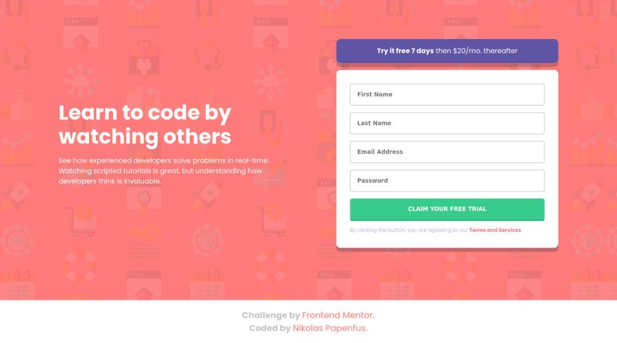 Frontend Mentor Solution Using Flex Grid Media Mobile First And Some Basic Js Coding