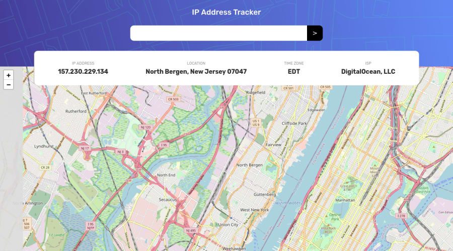 Frontend Mentor React Ip Address Tracker Coding Challenge Solution
