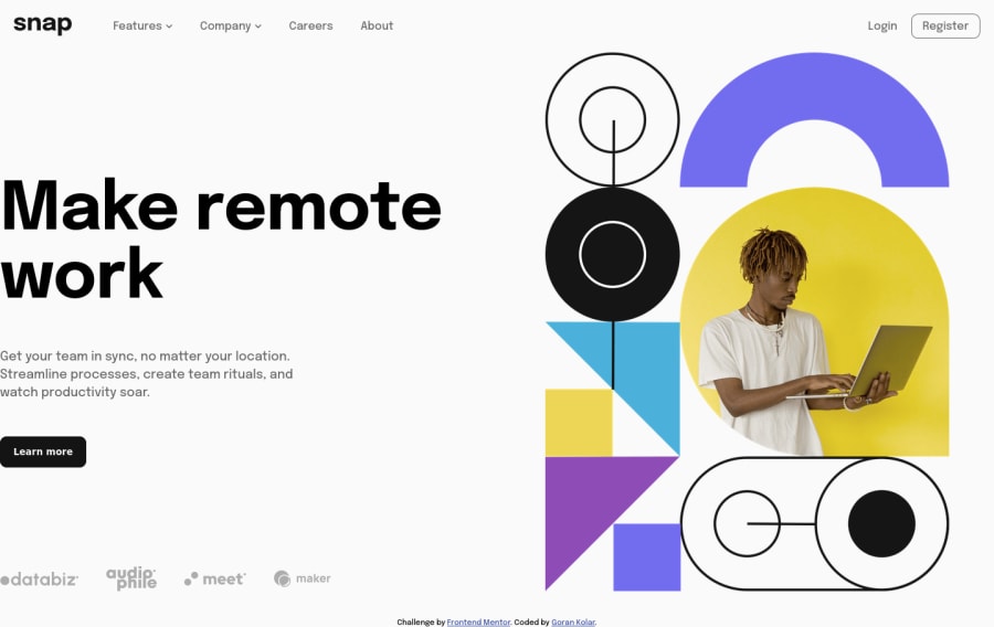 Frontend Mentor Intro Section With Dropdown Navigation Vanilla Css And Js Coding Challenge