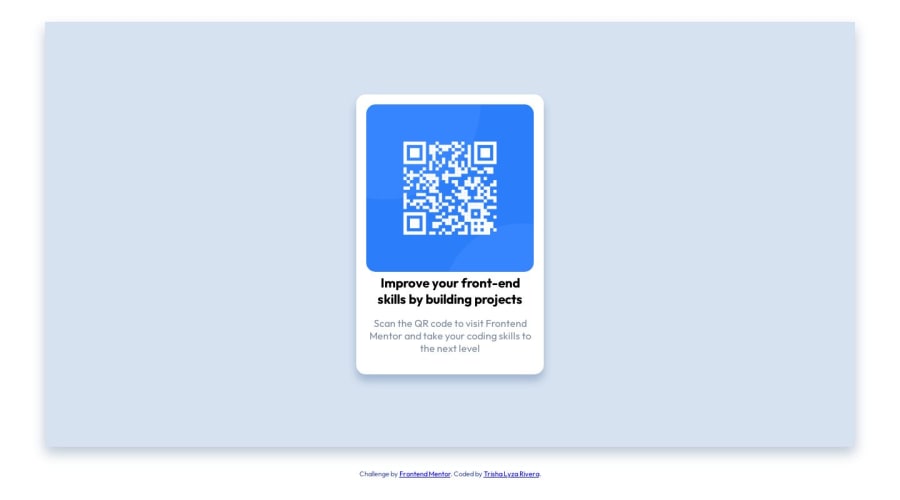 Frontend Mentor Qr Code Component Challenge With Html And Css Coding Challenge Solution