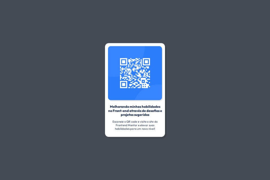 Frontend Mentor Componente Qr Code Coding Challenge Solution