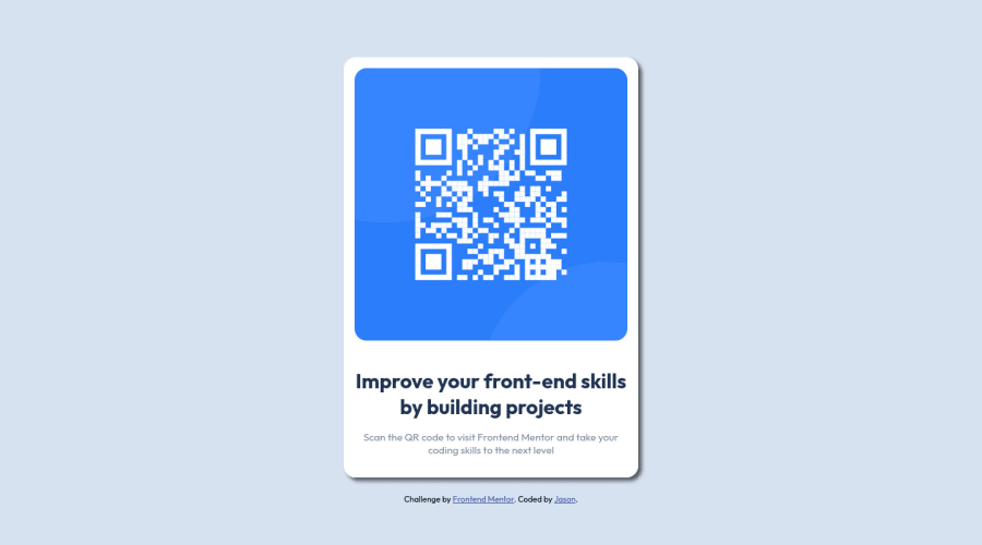 Frontend Mentor Qr Code Component Coding Challenge Solution