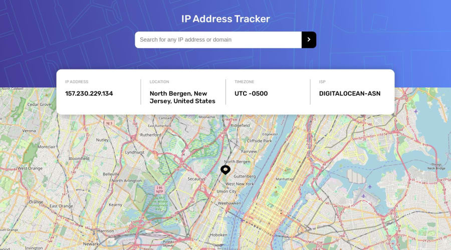 Frontend Mentor Ip Address Tracker Using React Coding Challenge Solution
