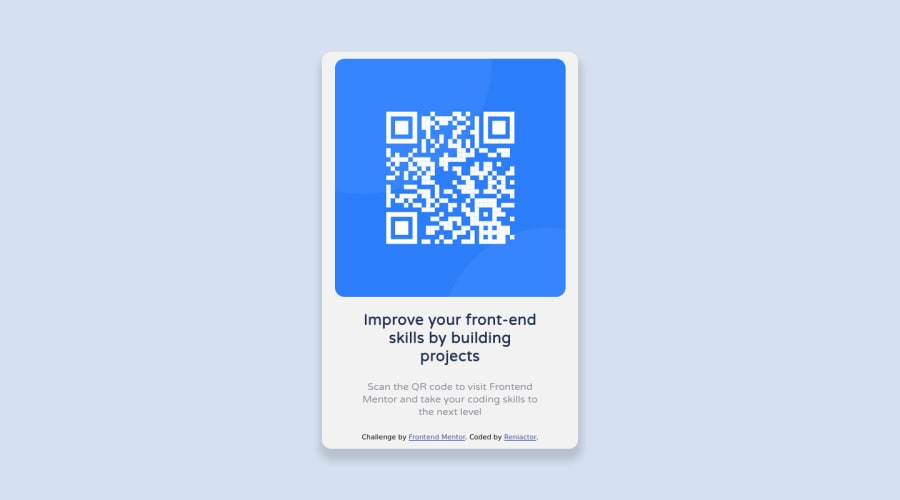 Frontend Mentor Qr Code Challenge Using Flexbox Coding Challenge Solution 4327