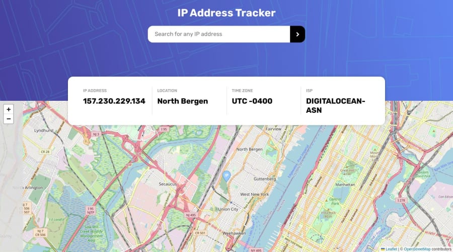 Frontend Mentor Ip Address Tracker With React Coding Challenge Solution