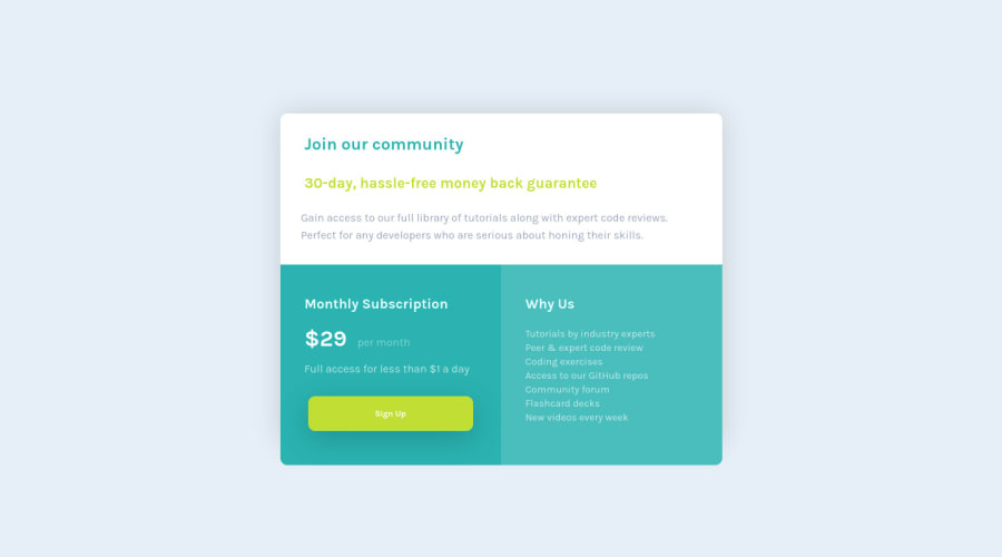 Frontend Mentor Responsive Grid Component Coding Challenge Solution 3232