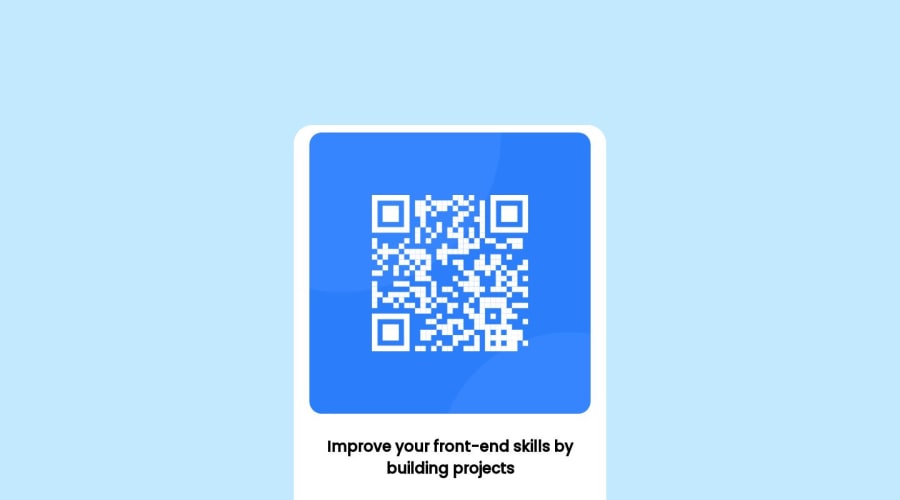 Frontend Mentor Qr Code Flexbox Using Html And Css Coding Challenge Solution