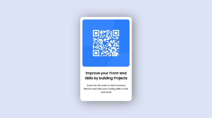 Frontend Mentor Qr Code Component Using Htmland Css Coding Challenge Solution