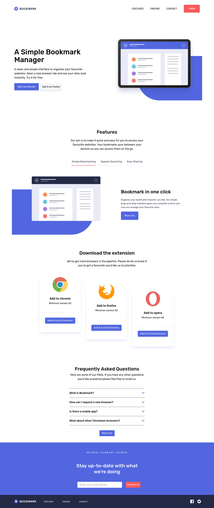 Frontend Mentor Responsive Landing Page Using Tailwindcss And Reactjs Coding Challenge Solution